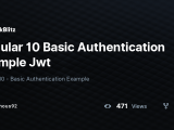 Angular 10 Basic Authentication Example Jwt Stackblitz