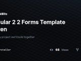 Angular 2 2 Forms Template Driven Stackblitz