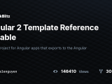 Angular 2 Template Reference Variable Stackblitz