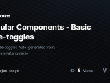 Angular Components Basic Slide Toggles Stackblitz