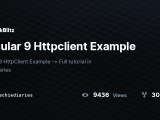 Angular 9 Httpclient Example Stackblitz