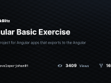 Angular Basic Exercise Stackblitz