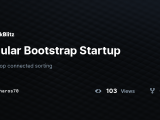 Angular Bootstrap Startup Stackblitz