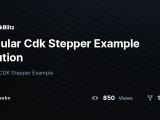 Angular Cdk Stepper Example Solution Stackblitz