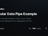 Angular Data Pipe Example Stackblitz