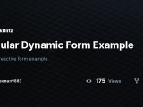 Angular Dynamic Form Example Stackblitz