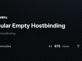 Angular Empty Hostbinding Stackblitz