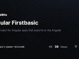 Angular Firstbasic Stackblitz