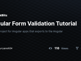 Angular Form Validation Tutorial Stackblitz
