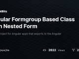 Angular Formgroup Based Class With Nested Form Stackblitz