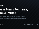 Angular Forms Formarray Example Forked Stackblitz