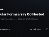 Angular Formsarray 06 Nested Stackblitz