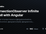 Intersectionobserver Infinite Scroll With Angular Stackblitz