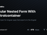 Angular Nested Form With Controlcontainer Stackblitz