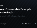 Angular Observable Example Basic Forked Stackblitz