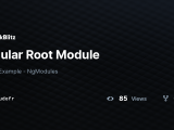 Angular Root Module Stackblitz