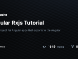 Angular Rxjs Tutorial Stackblitz