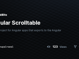 Angular Scrolltable Stackblitz
