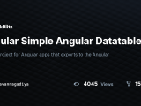 Angular Simple Angular Datatable Stackblitz