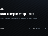 Angular Simple Http Test Stackblitz