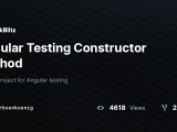 Angular Testing Constructor Method Stackblitz