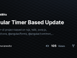 Angular Timer Based Update Stackblitz