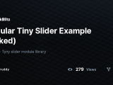 Angular Tiny Slider Example Forked Stackblitz