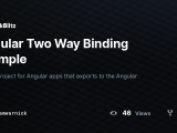 Angular Two Way Binding Example Stackblitz