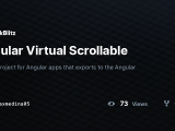 Angular Virtual Scrollable Stackblitz