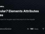 Angular7 Elements Attributes Types Stackblitz