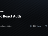 Basic React Auth Stackblitz