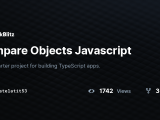 Compare Objects Javascript Stackblitz