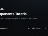 Components Tutorial Stackblitz