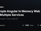Example Angular In Memory Web Api Multiple Services Stackblitz