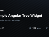 Example Angular Tree Widget Stackblitz