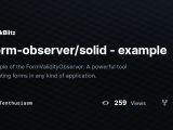 Form Observer Solid Example Stackblitz