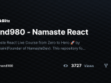 Anand980 Namaste React Stackblitz