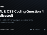 Html Css Coding Question 4 Duplicated Stackblitz