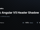 Ionic Angular V5 Header Shadow Stackblitz