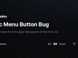 Ionic Menu Button Bug Stackblitz