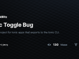 Ionic Toggle Bug Stackblitz