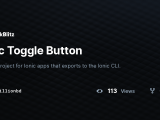Ionic Toggle Button Stackblitz