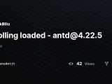 Scrolling Loaded Antd 4 22 5 Stackblitz