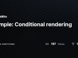 Example Conditional Rendering Stackblitz