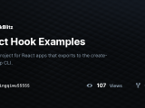 React Hook Examples Stackblitz