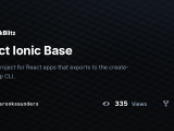 React Ionic Base Stackblitz