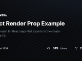 React Render Prop Example Stackblitz