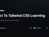 React Ts Tailwind Css Learning Stackblitz