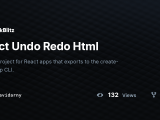 React Undo Redo Html Stackblitz
