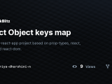 React Object Keys Map Stackblitz